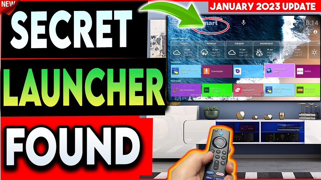New ad free launcher for Firestick. Techdoctoruk does it again ...