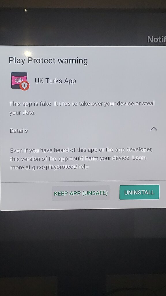 UK Turks APK warning - APKs (Android Apps) - TROYPOINT Insider